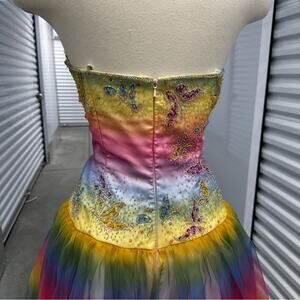 Precious Formals | Dresses | Vintage 9s Precious Formals Rainbow Tulle ...